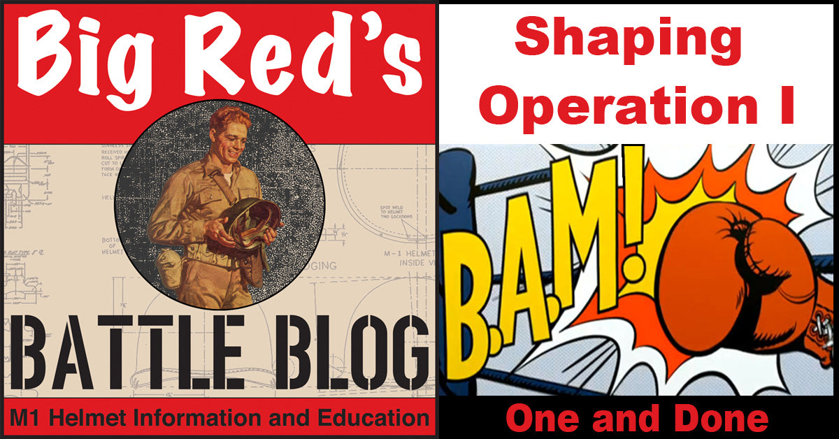 M-1 Helmet Shaping Operation I – Initial Draw – J. Murray Inc. 1944