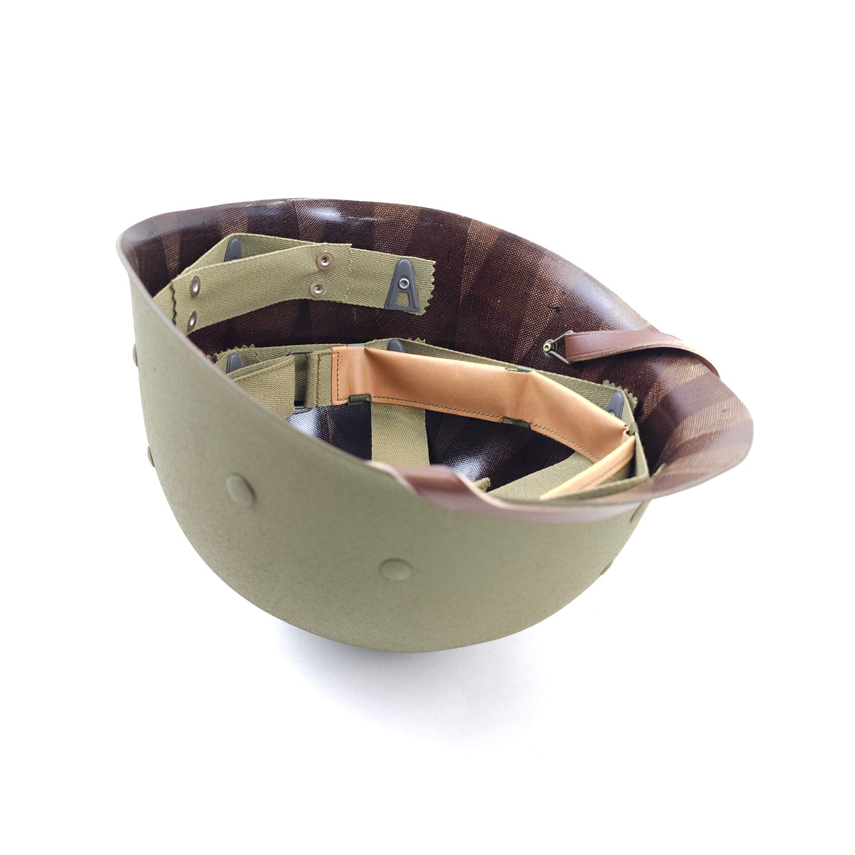 Restored M1 Helmet Liner – Early WWII Style | J. Murray Inc. 1944