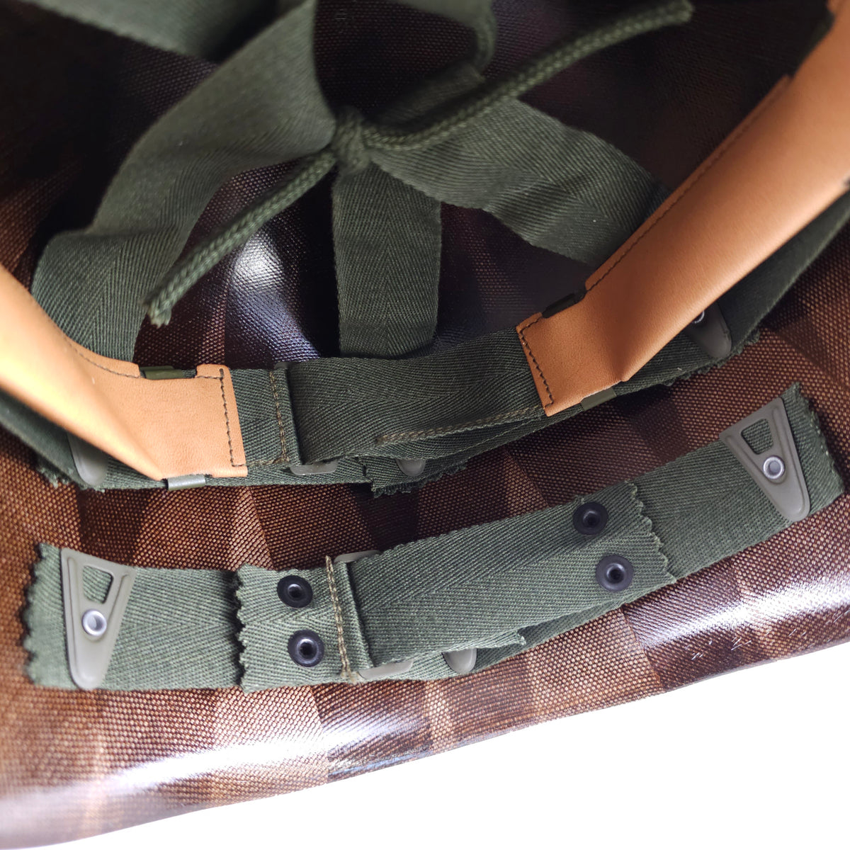 Restored M1 Helmet Liner – Korean War Era | J. Murray Inc. 1944