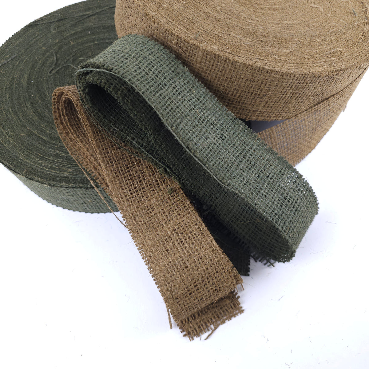 Original WWII Scrim – 12 Feet (Green & Brown) – J. Murray Inc. 1944