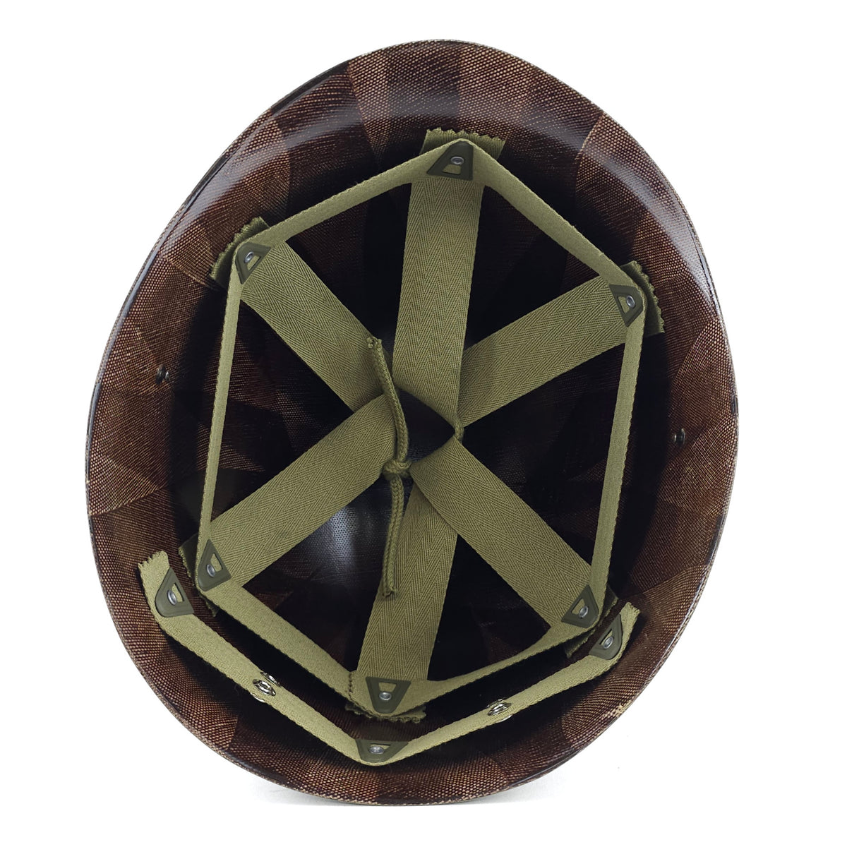 Restored M1 Helmet Liner – Mid-WWII Style – J. Murray Inc. 1944