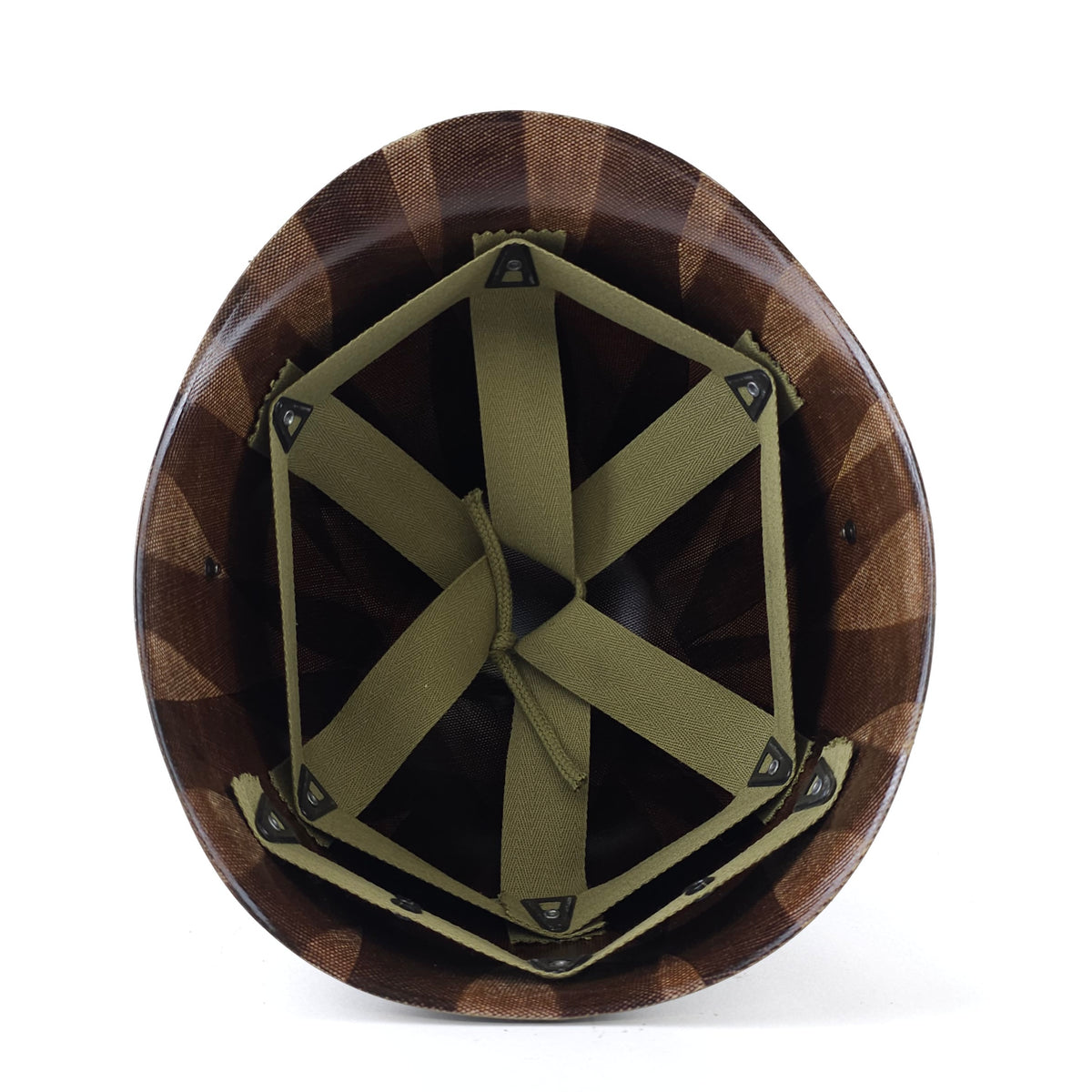Restored M1 Helmet Liner – Late-WWII Style – J. Murray Inc. 1944