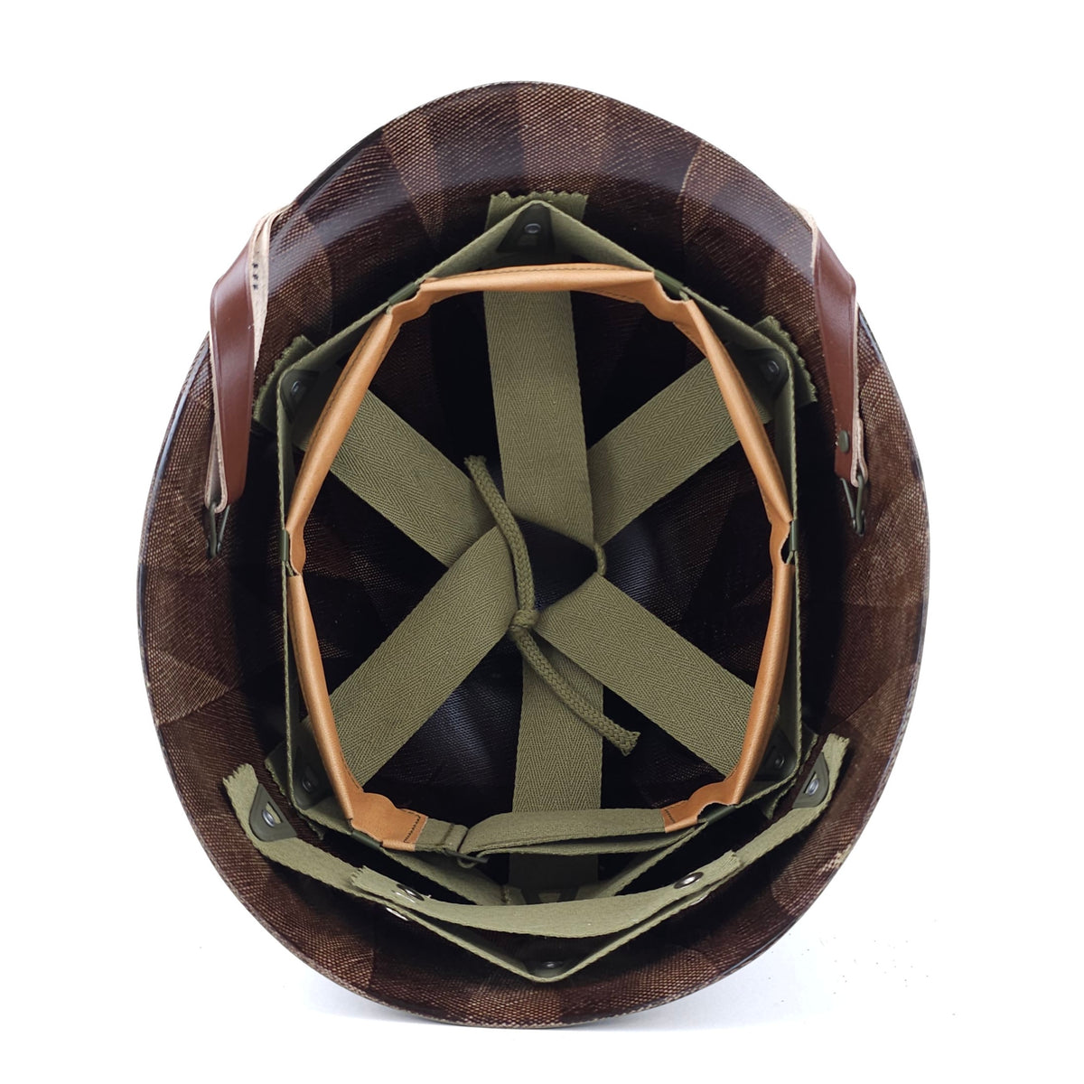 Restored M1 Helmet Liner – Mid-WWII Style – J. Murray Inc. 1944