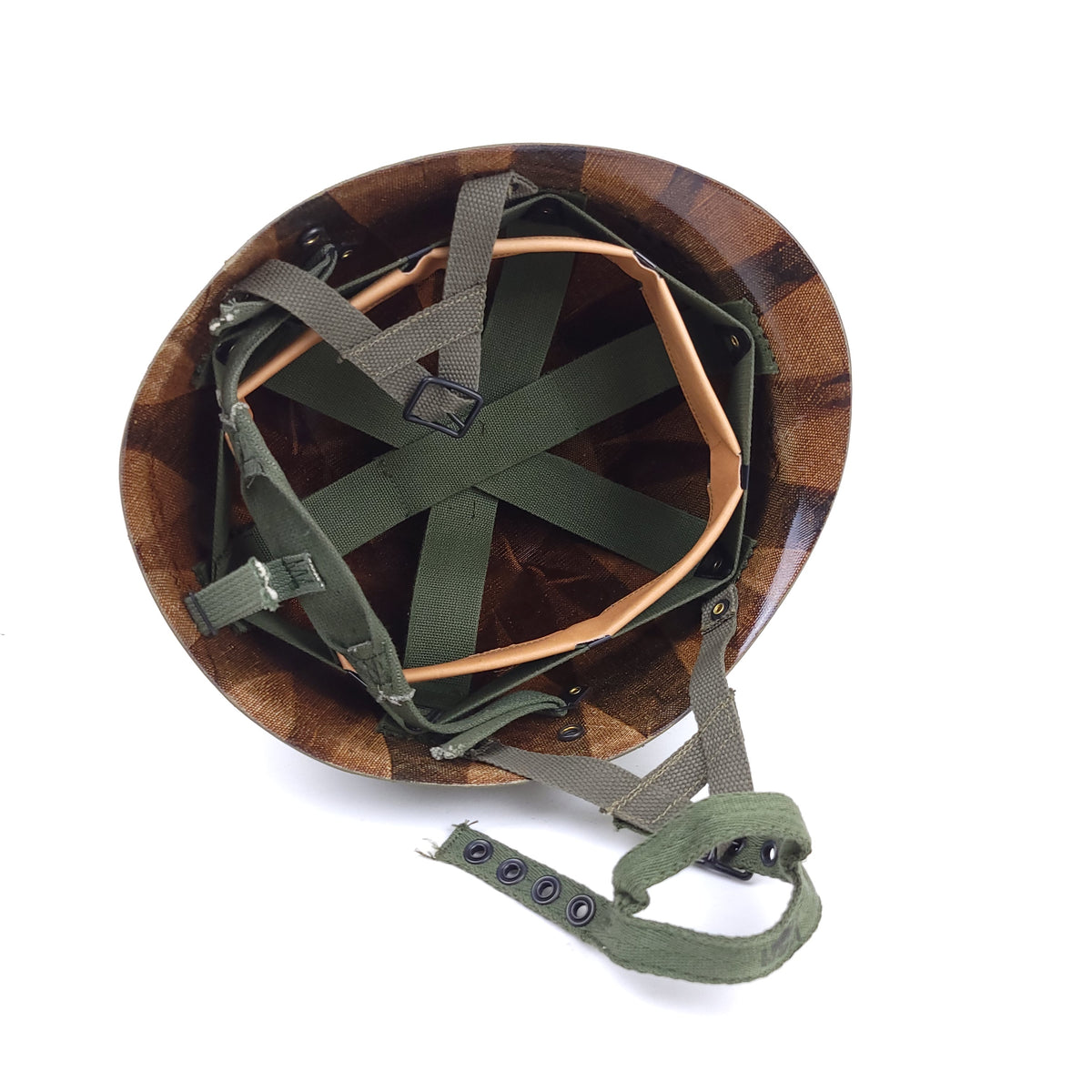 Restored M1 Helmet Liner – Vietnam War Parachutist | J. Murray Inc. 1944
